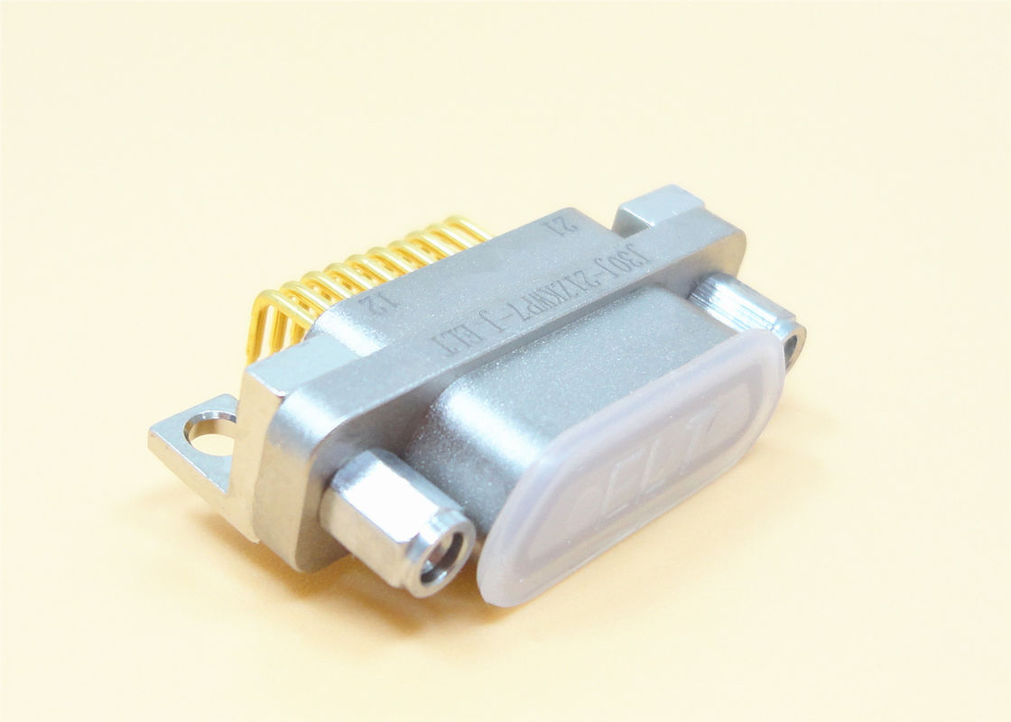 Right Angle J30J Series Connector Micro-D / D-Subminature 21 Pins MDM ...