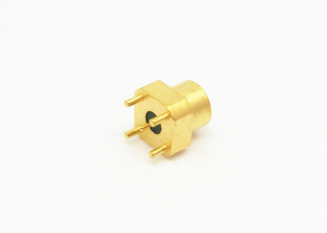 Mini SMP Series Male RF Connector Pin Header PCB Mount Full Detent 4 ...