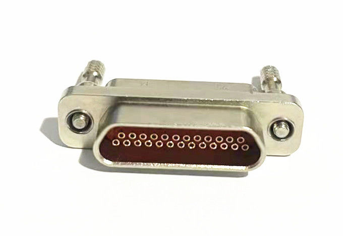 Solder J30J Series Female 25 Pins Connector For Cross Sectional Area 0. ...
