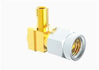 2.92mm K Male Right Angle Coax Connector Stainless Steel for 2# Semi ...