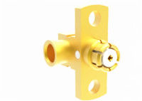 SMP Female Right Angle 2 Holes Flange Connector for 2# Semi Rigid ...