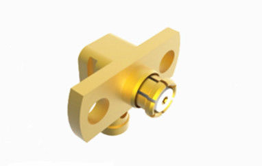 SMP Female Right Angle 2-hole Flange RF Connector For CXN3506/MF108A Cable