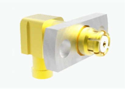 SMP Female Right Angle RF Connector with 360° Free Rotate Flange for ...
