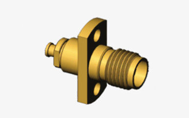 K2.92 Type Female RF Coaxial Cable Connector For 1# Semi-rigid/flexible ...