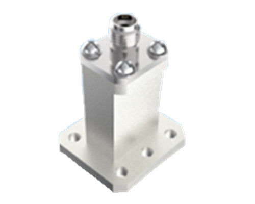 WR51 15-22GHz K2.92mm End Launch Waveguide To Coaxial Adapter For Aerospace