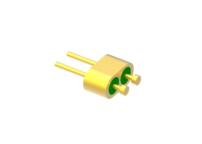 2-Pin Hermetic Header with Gold Wire Bonding, 0.3mm Pin