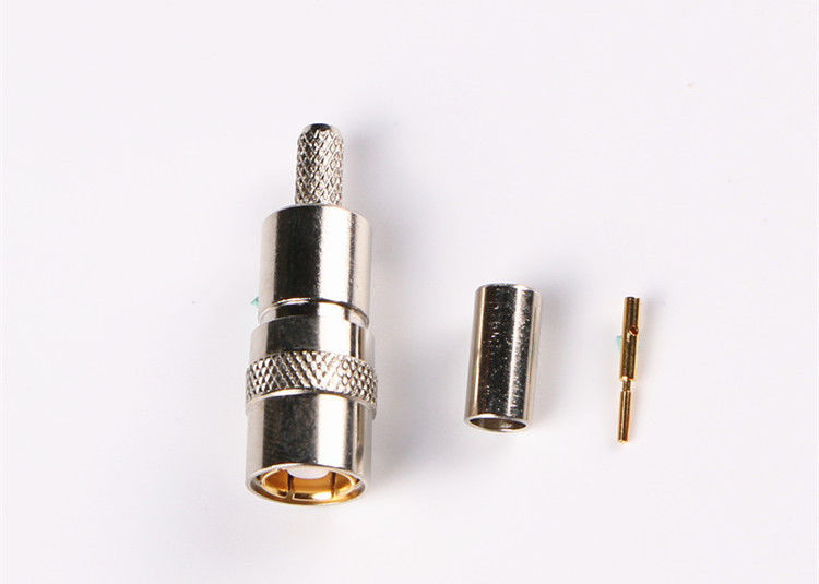 High Quality 50Ohm SMB Male Plug Straight Crimp RF Coaxial Connector ...