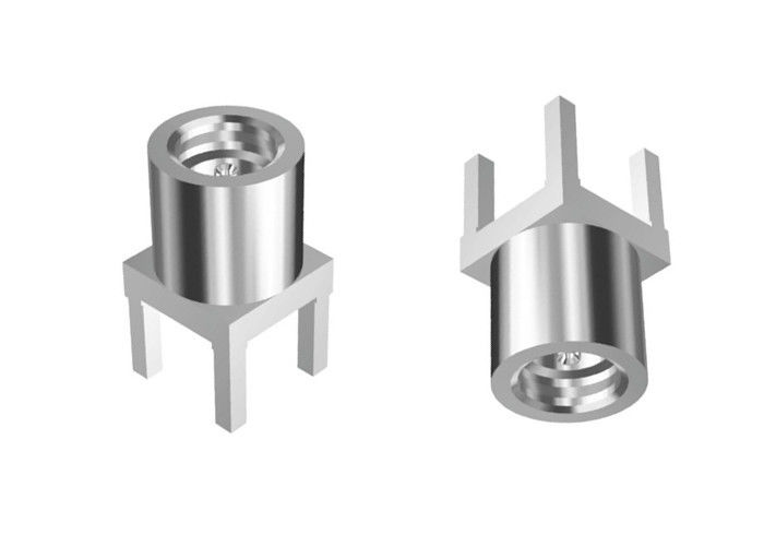 Straight Female Coaxial Cable Connectors MMCX Jack Connector 13.6N Max ...