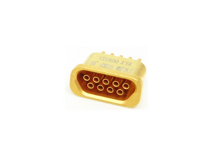 Hermetic Seal 9 Pin Contact Micro-D Rectangular J30JM Series Connector ...