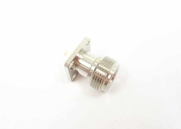 Bulkhead N Type RF Connector 50Ω Impedance Female Small Size CE ROHS