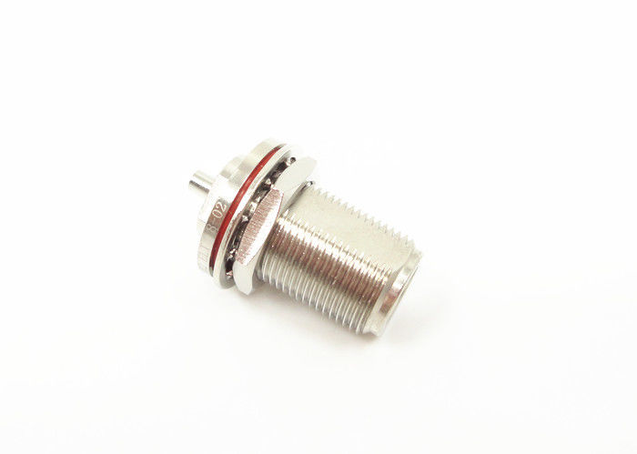 Nickel Plated Female N Type RF Connector Coaxial Straight Crimp Connector