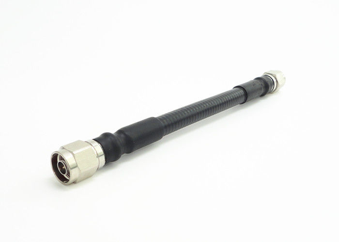 Nickel Plated RF Cable Assemblies N Male To Male Solder Type For Base ...