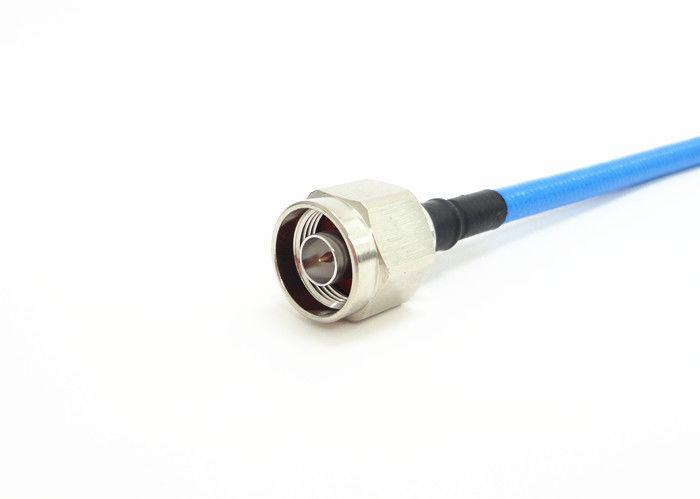 Electronic Au Plated N Type Cable Assembly Microwave Communication Field