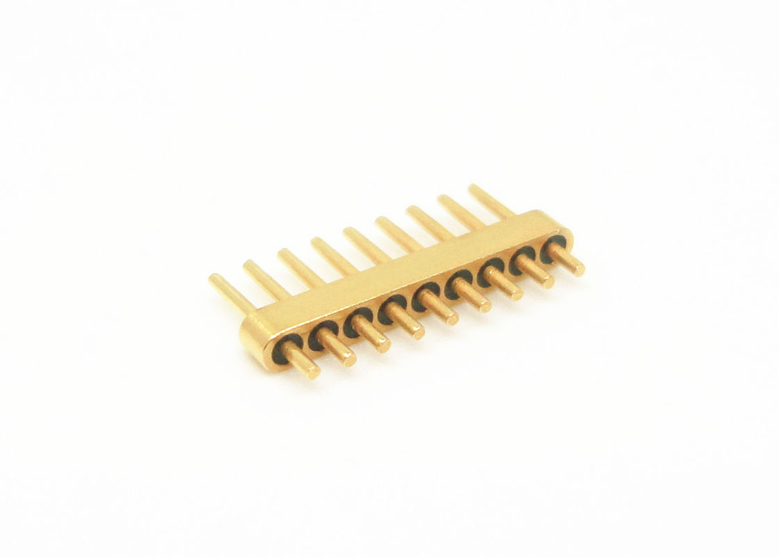 9 Pins 0.5mm Hermetically Sealed Connectors / Multi Pin Rf Connector ...