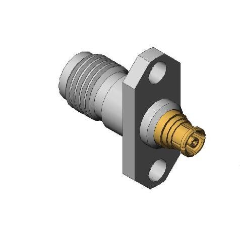 Stainless Steel RF Connector Adapter K Female to SMP Female Straight Type