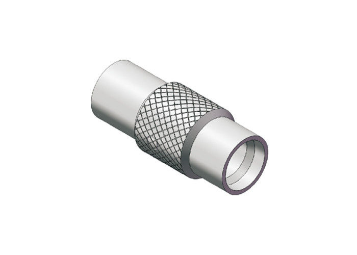 SMP Male to Male RF Adapter Stainless Steel with Limited Detent Smooth Bore