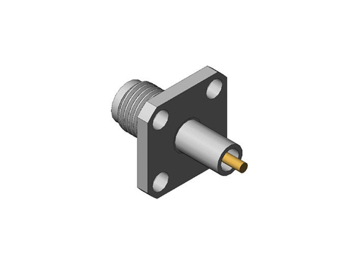 50Ohm Stainless Steel RF Coaxial Connector Straight Type K 2.92mm