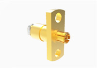SMPM Flange Mount RF Connector Straight Full Detent Plug CXN3657/MF151A ...