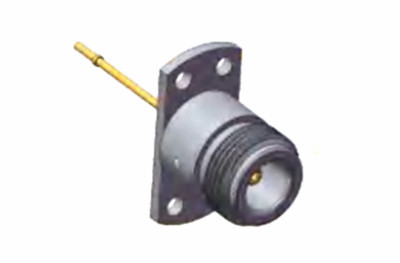 N Series Female Flange PCB Mount RF Connector With Long Pin Contact