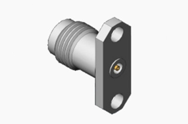 MMW Series 1.85mm Female RF Connector with Microstrip Hole Depth 2mm