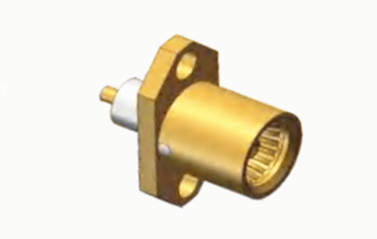 High Performance BMA Female 2-hole Flange Brass RF Coaxial Connector