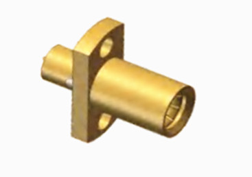 SBMA Female 2-hole Flange Brass PCB Mount RF Coaxial Connector