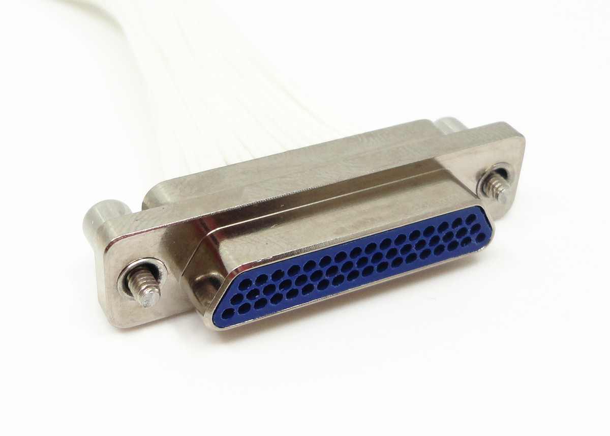 J30J Series Male Plug Micro Rectangular 51 Pins Connector with Cables