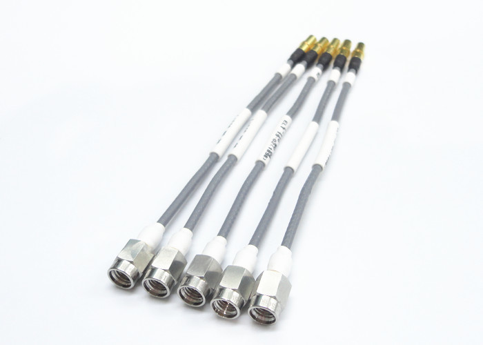Precision Male Coaxial Cable Fittings SSMA /SSMP Custom Coax Cable ...