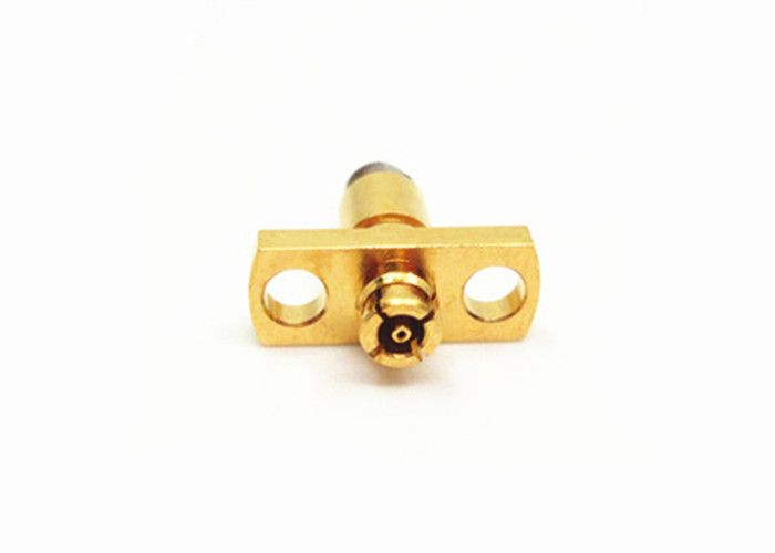 2 Holes Flange SMP Electronic Female Jack Connector