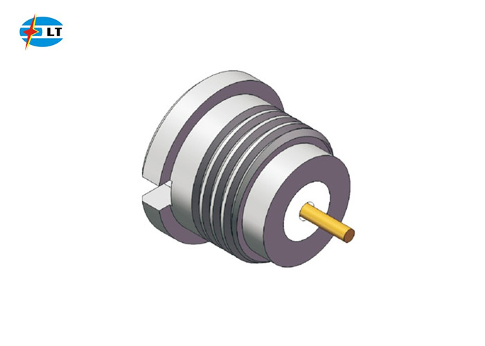 50Ohm Stainless Steel SMP Plug Male Bulkhead Connector