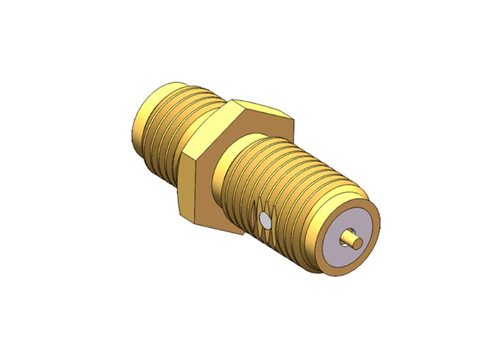 Stainless Steel Female Bulkhead End Launch SMA RF Connector