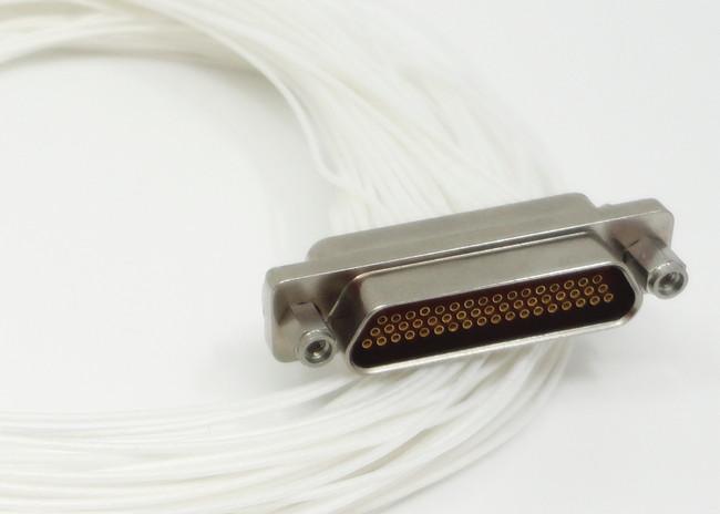 Straight Receptacle Micro-D Rectangular J30J Series 51 Pin Connector ...