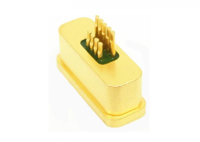 Hermetic Seal 9 Pin Contact Micro-D Rectangular J30JM Series Connector ...