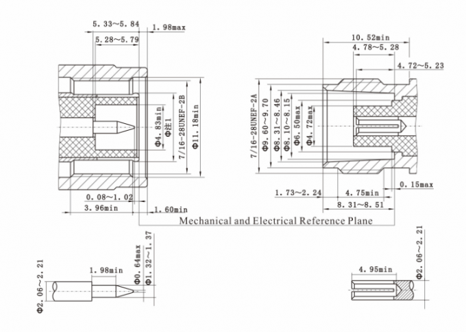 TNC Male Connector 500 Cycles Durability Long Service Life