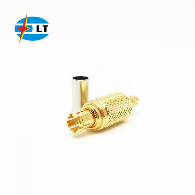 75Ohm Premium MCX RF Connector Straight Male Plug Crimp Electronic ...