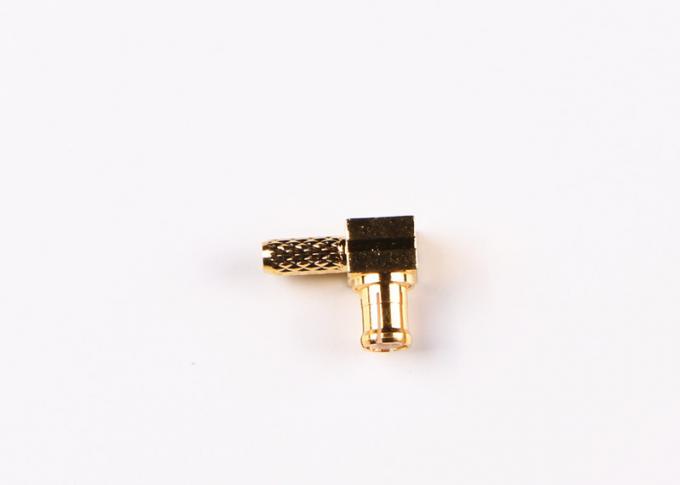 Straight MCX Cable Connector MCX Coaxial Connector with Snap-on Coupling