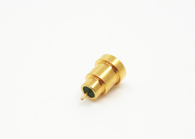 Gold Plated Hermetic Seal SMPM RF Connector Male Straight Blind Connector