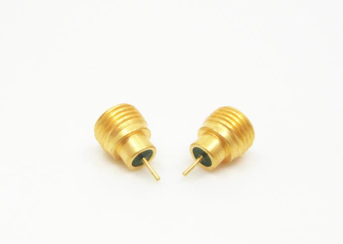 Male Plug Straight Solder SMPM RF Connector Gold Plated Brass Material
