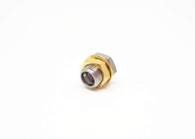 DC - 40GHz Frequency SMP RF Connector 50Ω Impedance Gold Plated Male Type