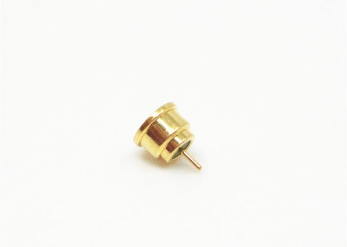 SMPM Staight Rf Coaxial Solder SSMP Connector With Gold Plated For Instrumentation