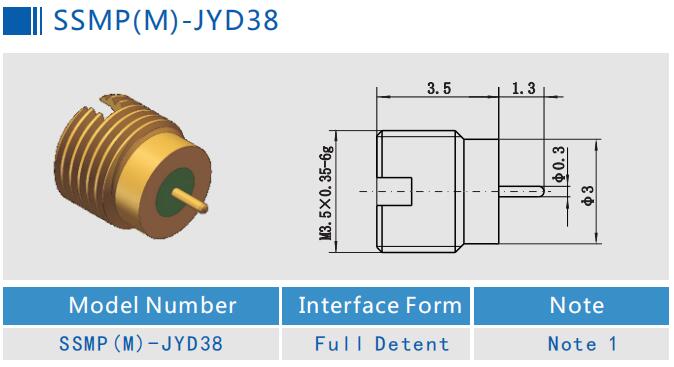 40 GHz SSMP Hermetically Sealed Male Plug SMPM RF Connector Mini SMP Thread-in Connector