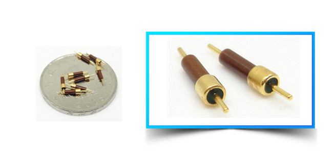 High Precision Glass To Metal Seal Connectors With Extended Insulator ...