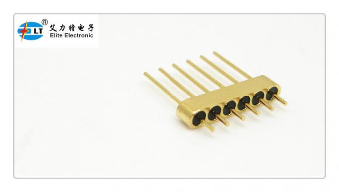 6 Pins Hermetic Glass To Metal Seal Connectors Kovar 4J29 Material For ...