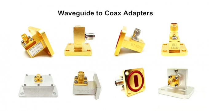 WR90 Waveguide to Coax Adapters SMA Female Right Angle Launch Adapters ...