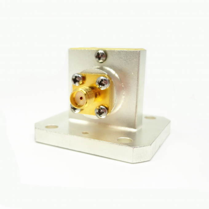 WR90 Waveguide to Coax Adapters SMA Female Right Angle Launch Adapters ...