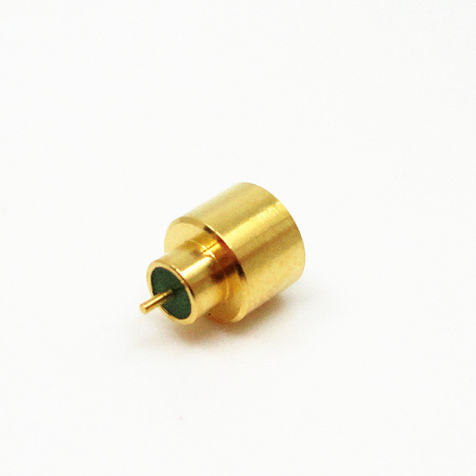 PCB Edge Mount Straight SMP RF Coaxial Connector