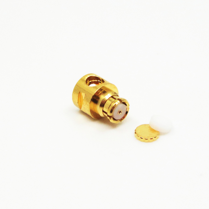 Communcication Cable SMP Female 50Ohm Right Angle Connector