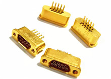 Micro Rectangle MDM D Sub 9 Pins Connector Hermetic Sockets