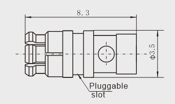 SMP Female Connector for Semi Rigid/Flexible Cable Inner Conductor 0.51mm