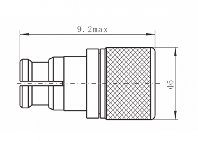 SMP Female Microwave RF Coaxial Connector VSWR 1.35 0.5 - 1 Watt CW ...